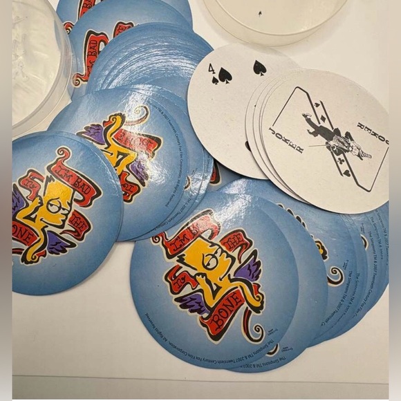 Simpsons | Games | Simpsons Bart Simpson Round Deck Of Card Retro At ...